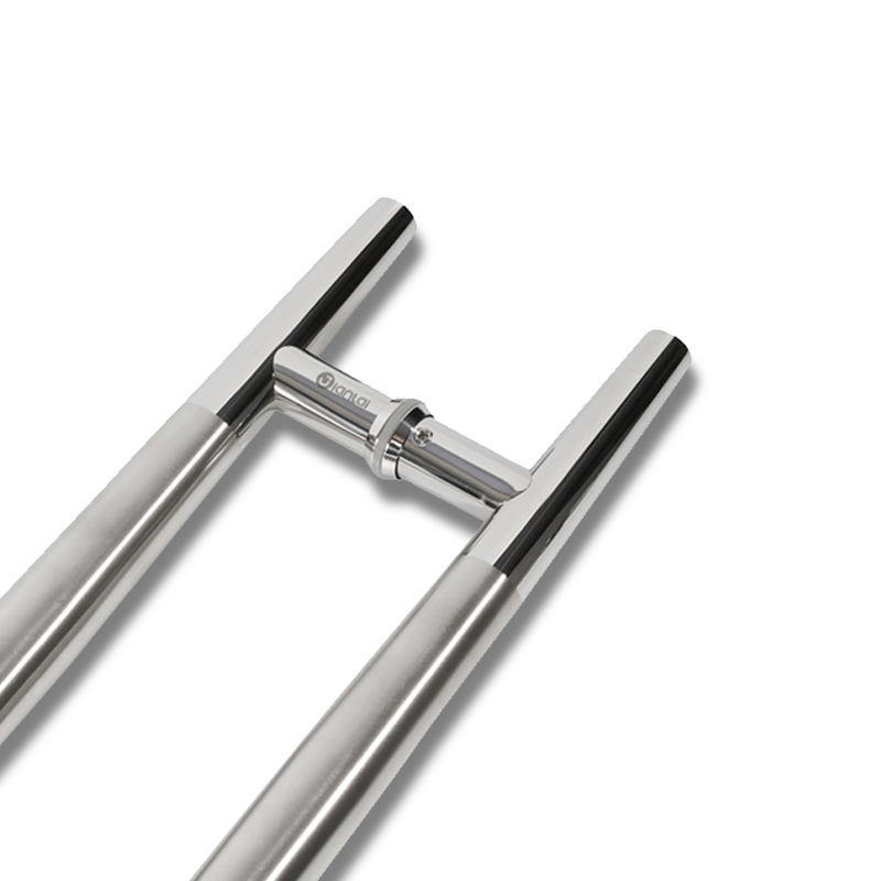 Stainless Steel Luxury Gold Push And Pull Glass Door Handle from China ...